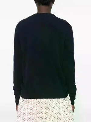N°21 Crystal-embellished Raglan-sleeve Sweater
