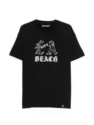 Palm Angels Life's A Beach Graphic-print T-shirt