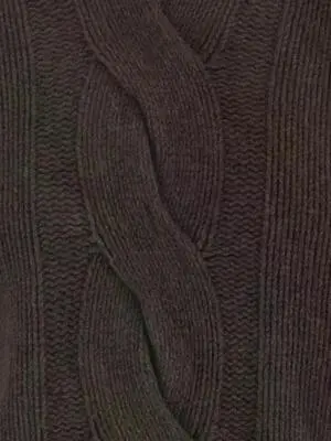 Bruno Manetti Cable Knit Turtleneck Sweater