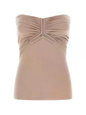 Rick Owens Alannah Cut-out Top - Neutrals