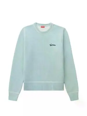 Kenzo Varsity Embroidered Sweater - Blue