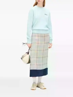 Kenzo Varsity Embroidered Sweater - Blue