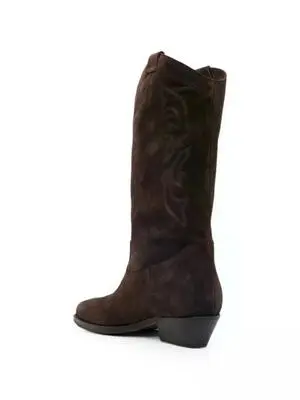 Ba&sh Claurys Embroidered Western-style Cowboy Boots