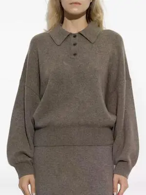 LISA YANG Etta Cashmere Polo Shirt