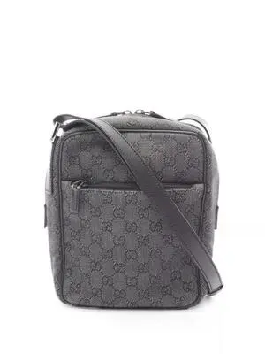 Gucci Gg Pattern Shoulder Bag - Grey