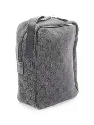 Gucci Gg Pattern Shoulder Bag - Grey