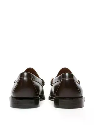 G.H.BASS Weejuns Larson Leather Loafers - Brown