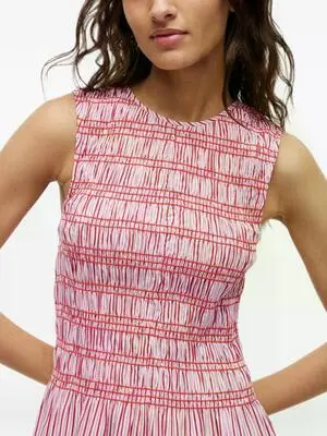 Tommy Hilfiger Striped Smocked Bodice Dress