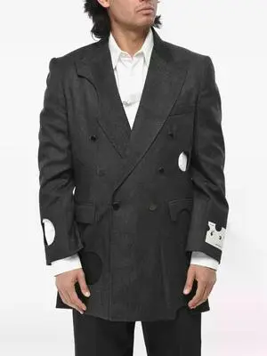 Off-White Meteor Cut-out Double-breasted Blazer