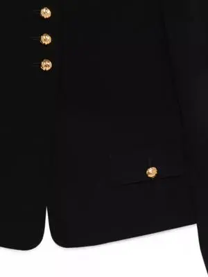 Max Mara Collarless Button-up Jacket