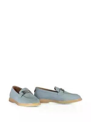 Bally Logo-plaque Leather Loafers
