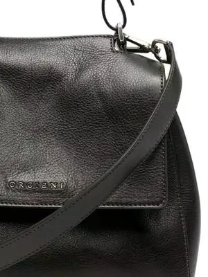 Orciani Sveva Grained Leather Tote Bag - Brown