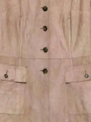 Dolce & Gabbana 2000s Single-breasted Suede Coat