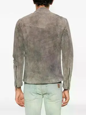 GIORGIO BRATO Zip-up Suede Jacket