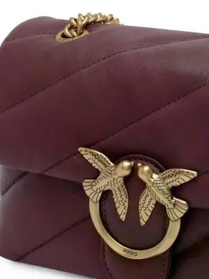 Pinko Mini Love Birds Puffer Shoulder Bag