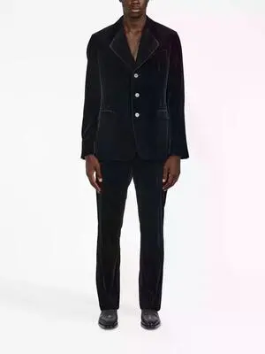 FERRAGAMO Velvet Straight-leg Trousers
