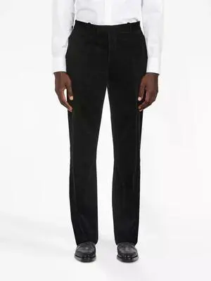 FERRAGAMO Velvet Straight-leg Trousers