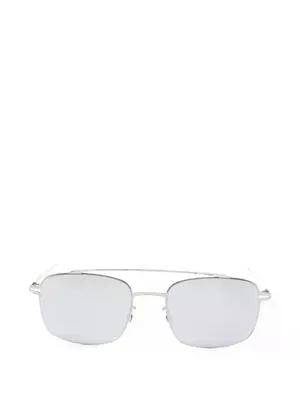 Mykita Square-frame Double-bridge Sunglasses - Silver