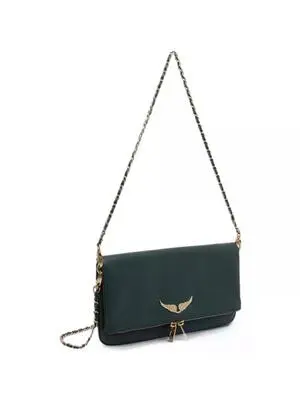 Zadig&Voltaire Rock Clutch With Embellished Wings
