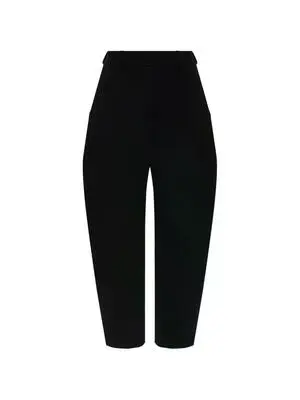 LISA YANG Belt-loops Trousers - Black