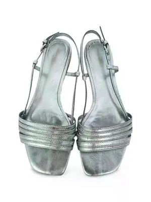 REFORMATION Millie Lattice Leather Sandals