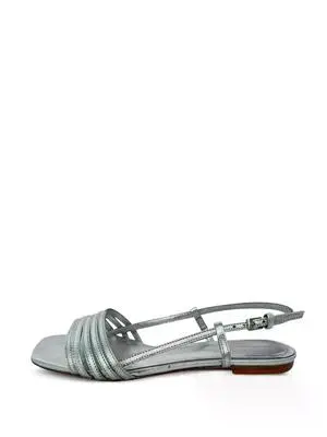 REFORMATION Millie Lattice Leather Sandals