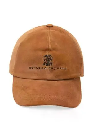 Brunello Cucinelli Logo-embroidered Baseball Cap - Brown