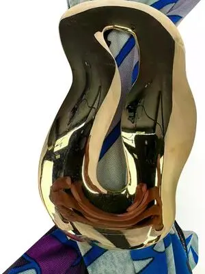 Emilio Pucci Printed Brooch-detail Midi Dress