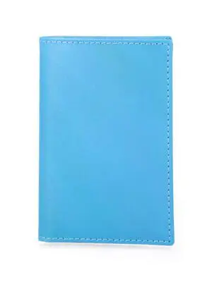 Comme Des Garçons Classic Bi-fold Leather Wallet - Blue