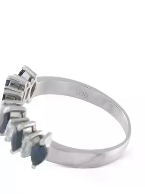 LB EXCLUSIVE Sapphire And Diamond Band Ring