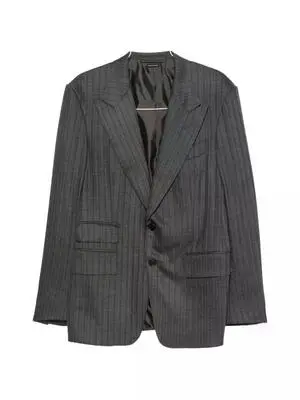 TOM FORD Pinstripe-pattern Buttoned Suit