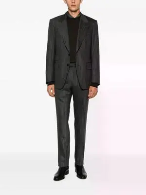TOM FORD Pinstripe-pattern Buttoned Suit
