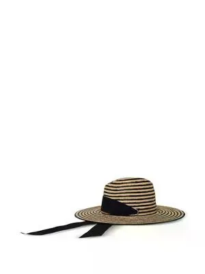 GIGI BURRIS MILLINERY Jeanne Striped Raffia Hat