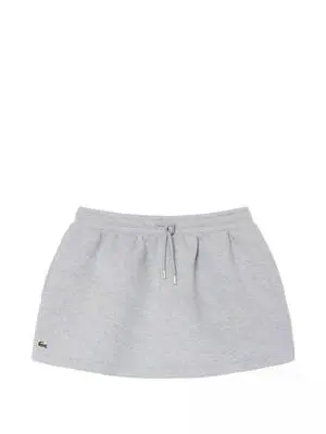 Lacoste Double-face Jersey Skirt With Embroidered Crocodile