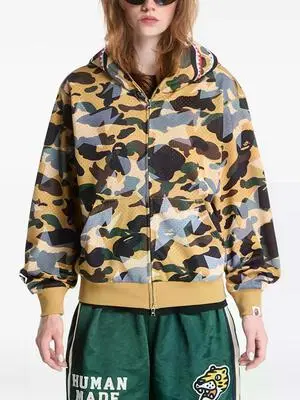A BATHING APE Shark Camo Zip Hoodie