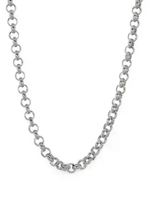 MARISSA COLLECTIONS 14k White Gold Rolo Chain Necklace