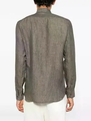 Zegna Linen Long-sleeve Shirt