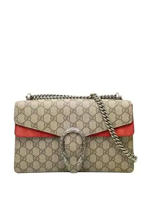 Gucci Gg Supreme Dionysus Shoulder Bag - Red