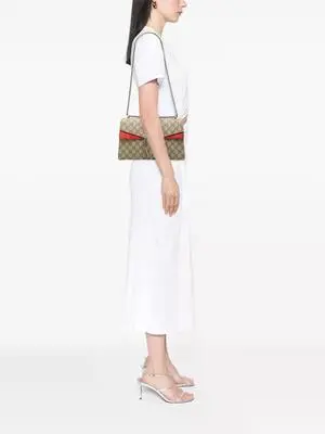 Gucci Medium Gg Supreme Dionysus Shoulder Bag - Red