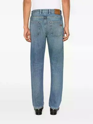 Zegna Logo-patch Straight-leg Jeans