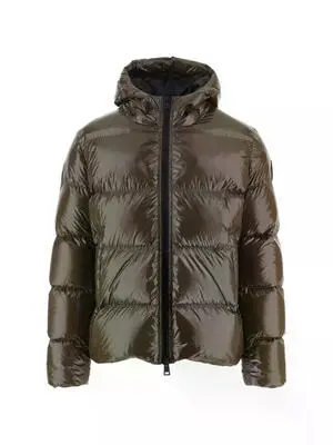 Herno Quilted Hooded Jacket - Brown
