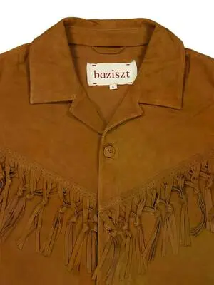 BAZISZT Fringed Suede Jacket