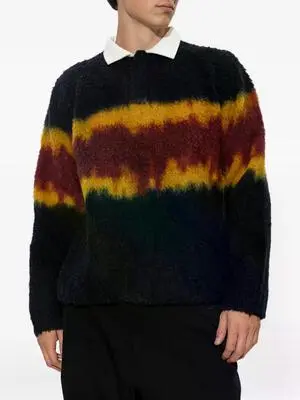 Sacai Tie-dye Textured Sweater