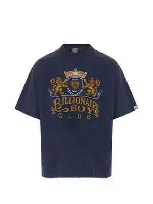 BILLIONAIRE Embroidered Crest T-shirt - Blue