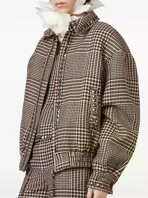 Giuseppe Di Morabito Houndstooth Stud-embellished Jacket