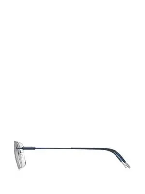 SILHOUETTE Rimless Rectangle Eyeglasses - Blue