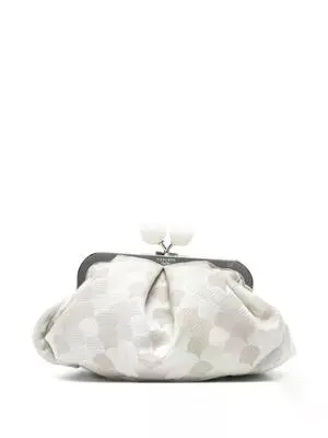 Max Mara Pasticcino Jacquard-knit Shoulder Bag - Grey