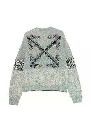 Off-White Arrows Intarsia-knit Sweater