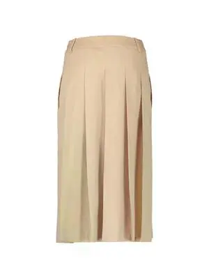 DMN PARIS Pleated Midi Skirt
