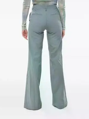 Off-White Ankle-split Wide-leg Trousers